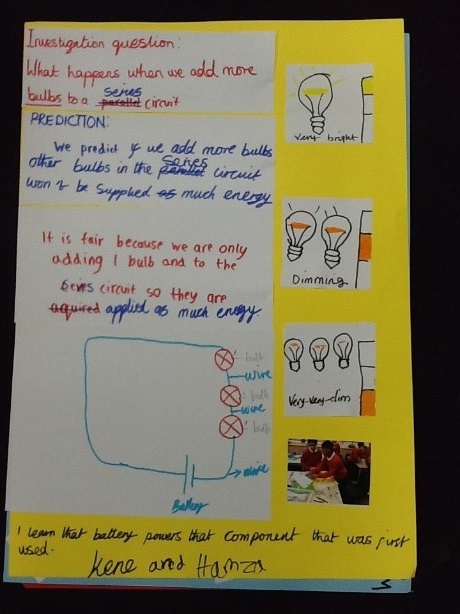 Year 6 Science – Electricity Topic | Reid Street Primary School